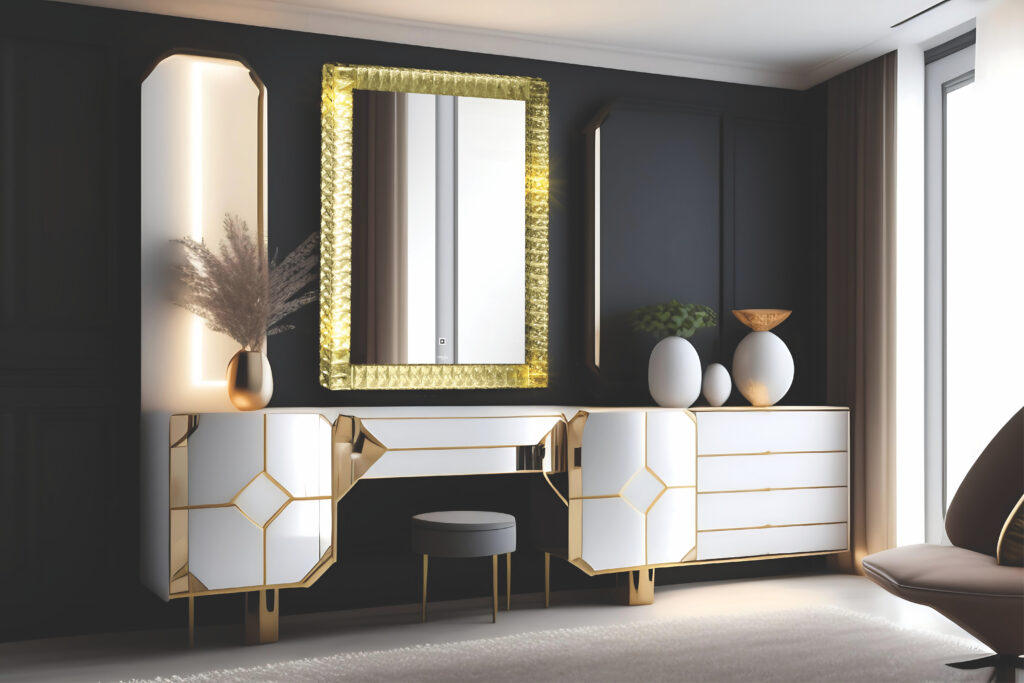 Buy Top Diamond Rectangular Led Mirror | Origin Mirrors